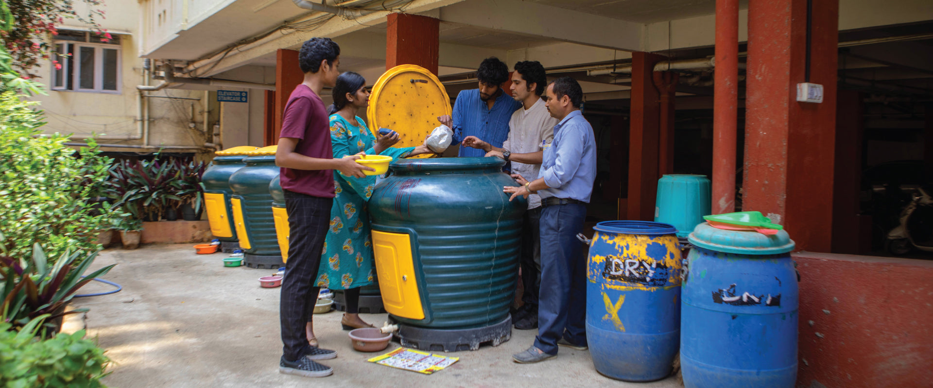 Community Compost Bin for apartment, gated communities