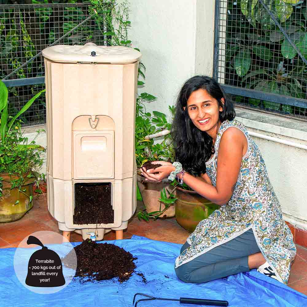 Buy Terrabite Composter online for smell-free composting